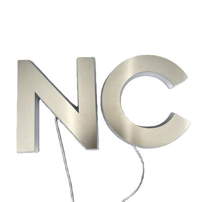 China Factory Customization Backlit Letters Numbers And Letters Led Outdoor Sign 3d Led Sign for sale