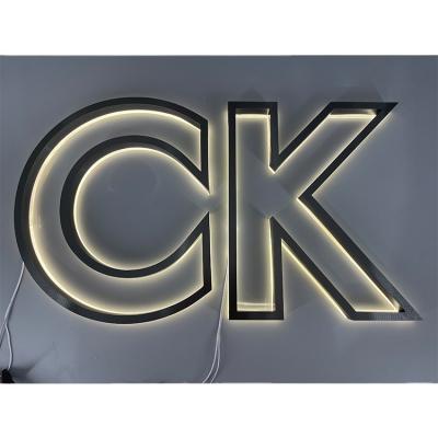 China Outdoor Acrylic Backlit Light Letters Sign Wholesale Custom Advertising Luminous Words for sale