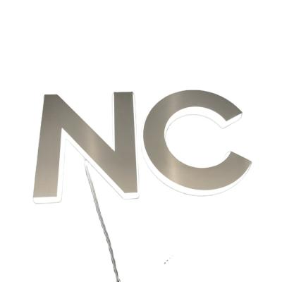 China Customized waterproof style shopping mall chain store front sign led backlit for sale