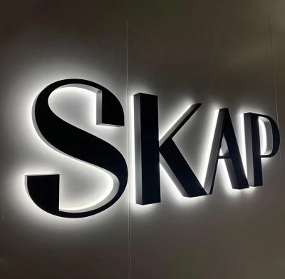 China Backlit letter logo for shop company outdoor Led sign for sale