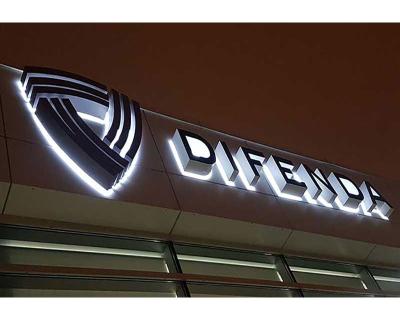 China Backlight led signs outdoor custom logo sinage for sale