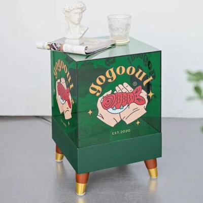 China Creative floor-to-ceiling acrylic light box removable charging device decoration send billboard customization for sale