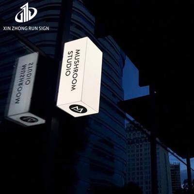 China Custom Outdoor Business Sign Wall 3d Backlight Letter Advertising Light Box for sale