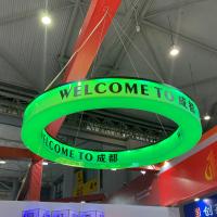 China 2023 Custom double sided illuminated round backlit acrylic light 3d metal led advertising light boxes for sale