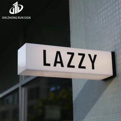 China Store front personalised letter logo acrylic illuminate3d letter led backlit sign for sale