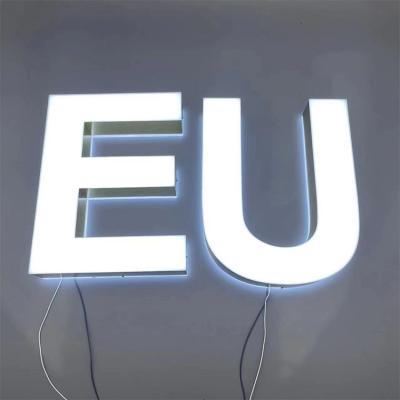 China Manufacturers Customize High Quality Shop Advertising Signboard Acrylic Luminous Words for sale