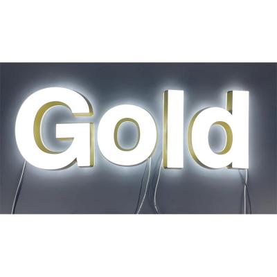 China Customized Waterproof Shop Signage 3d Led Backlight Letter Channel Sign for sale