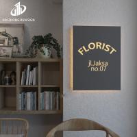 China Custom Restaurant Cafe Led Illuminated Sign Led Light Box Signage Projecting Sign for sale