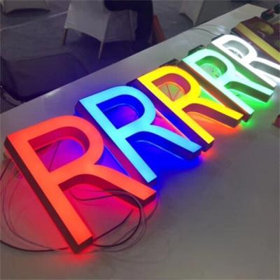 China Manufacturers Direct 3D Acrylic Logo Custom Led Backlit Letters Electronic Signs for sale