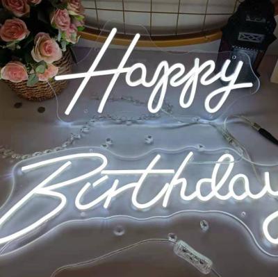 China Custom indoor and outdoor personalized led letter neon sign for christmas birthday decoration for sale
