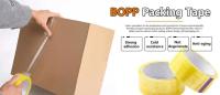 China Jumbo Bopp Tape Roll Transparent Sealing Bopp Tape Packaging Suppliers for sale