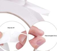China Black Clothing Embroidery Double Face Tape Both Side Adhesive Tissue Double Side Adhesive Tape for sale