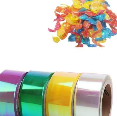 China Hard PVC Film / Sheet Anti-Static Chocolate Wrappers Candy Packing PVC Twist Film for sale