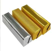 China Embossed Colored Laminated Aluminium Foil Paper Roll For Chocolate Packaging for sale