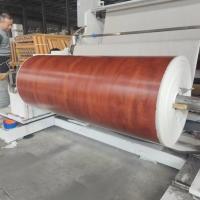 China Apple Tree Grain Non-adhesive Paper For Wood Box Making For Decoration  Edge Strips for sale