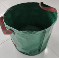 China Park courtyard PE leaf collection bag, flexible and waterproof green leaf collection bag for sale