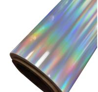 China 18um Holographic Bopp Color Glitter Film for sale