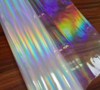 China 18um Holographic Bopp Color Glitter Film for sale