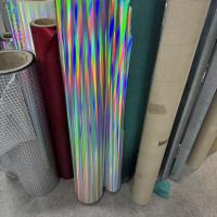 China BOPP Laser Holographic Film with Primer Coating Plastic Roll Film Used for Label Printing Facestock for sale