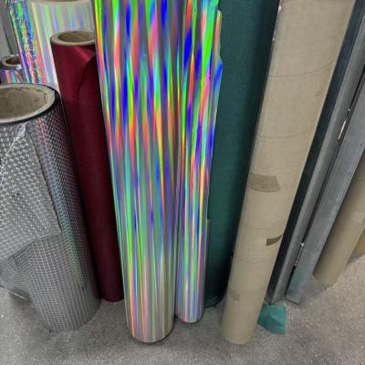 China BOPP Laser Holographic Film with Primer Coating Plastic Roll Film Used for Label Printing Facestock for sale