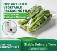 China Anti-fog, double-corona, double-side heat-sealable BOPP packaging film for fresh fruits and vegetables. for sale