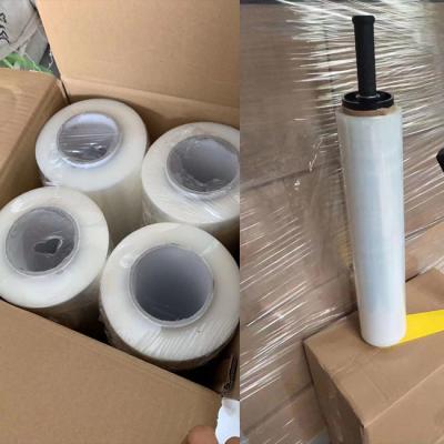 China 50cm Width 350m Length pe stretch wrap film For Carton Box Wrapping Packaging for sale