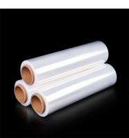 China Self Adhensive Handle 12mic Pe Stretch Wrapping Film High Tensile Strength for sale