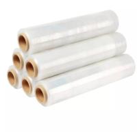 China PE Clear Casting Pallet Wrap Stretch Film Roll 20mic 23mic 25mic for sale