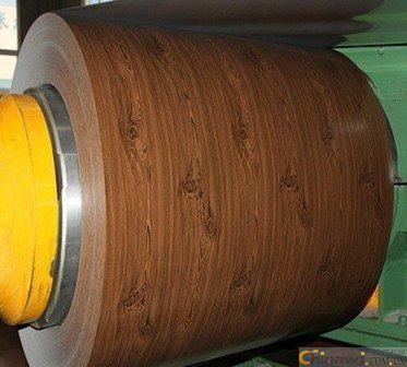 China wood color prepainted Steel Coil for sale