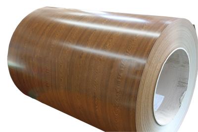 China wood color prepainted Steel Coil for sale