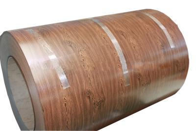 China wood color prepainted Steel Coil for sale