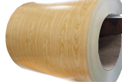 China wood color prepainted Steel Coil for sale