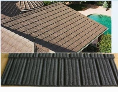 China roofing sheet to zambia sierra leone galvanized stone coated metal tile for sale