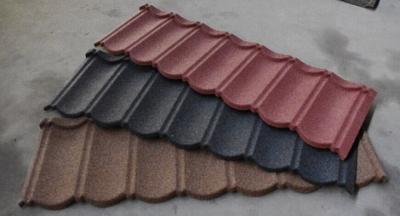 China Roman wind and corrosion resistance stone coated steel roof tiles wholesale for building roof construction wholesale for sale