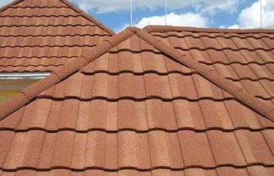 China Aluminum-zinc Stone Coated Metal Roofing tiles for villia in Nigeria Market for sale