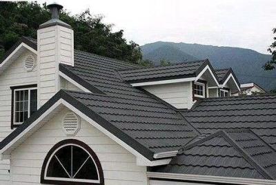 China Popular Waviness Stone Coated Roof Tile Aluminum Zinc Roofing Shingle for sale
