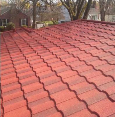 China Long Life Span Stone Coated Steel Roof Tile For Sale Good Quality Stone Coated Roof Sheet Accessory for sale