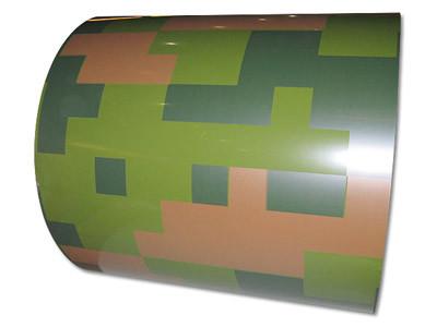 China Camouflage color prepainted Steel Coil for sale