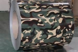 China Camouflage color prepainted Steel Coil for sale