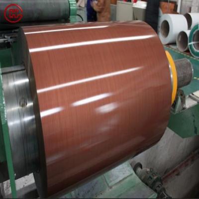 China wood color prepainted Steel Coil for sale