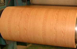 China wood color prepainted Steel Coil for sale