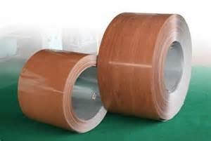 China wood color prepainted Steel Coil for sale