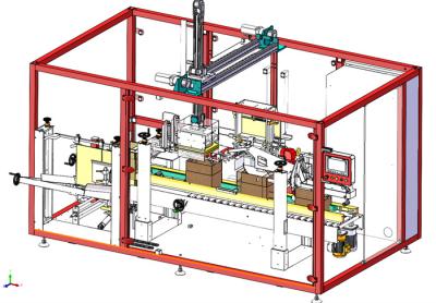 China Fully automatic vertical carton case packer for sale
