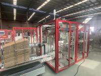 China Cosmetic Side Load Automatic Case Packer Machine Perfume for sale