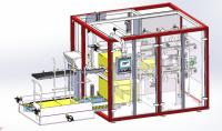 China Pharma Medicine Side Case Packer 220v Packing System for sale