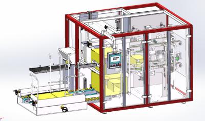 China Pharma Medicine Side Case Packer 220v Packing System for sale