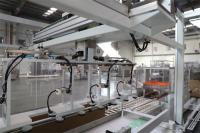 China Split Top Loading Carton Case Packer Machine Pharma Packing Equipment for sale