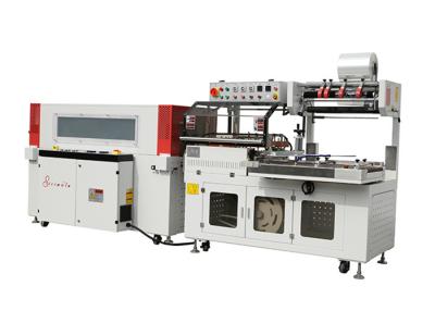 China POF L Automatic Heat Shrink Machine Pneumatic Shrink Tunnel For Bottles for sale