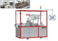 China 80-130pcs/Min Automatic Overwrapping Machine Eyebrow Pencil Over Wrap Machine For Cosmetics for sale