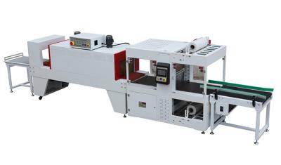 China PE Straight Carton Automatic Sleeve Wrapping Machine 20 Pcs/Min Shrink Wrap Tunnel for sale